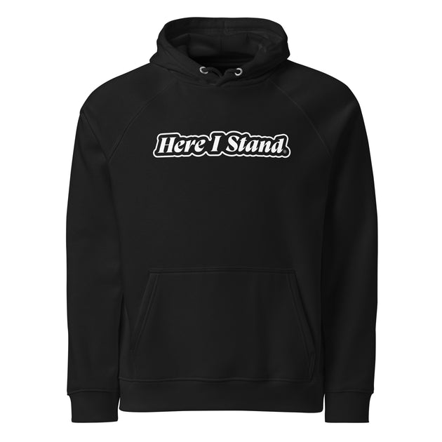 Here I Stand Hoodie, White Logo – 1517 Publishing